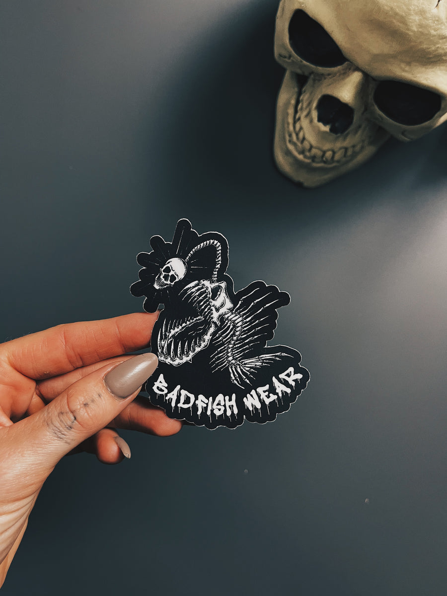 ANGLER FISH STICKER – BadFish Wear